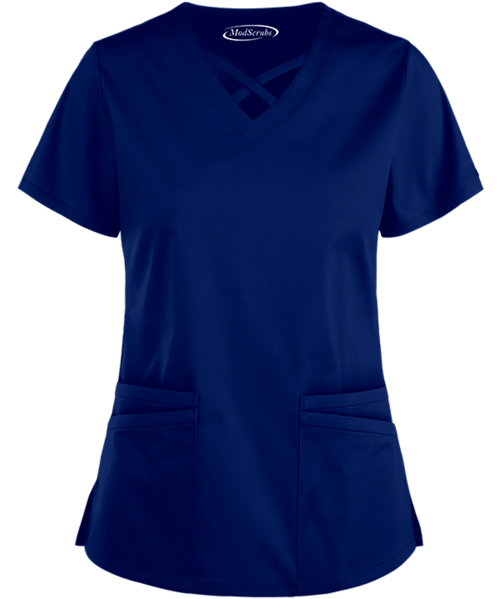 Womens 4 Pocket Crisscross Scrub Modscrubs