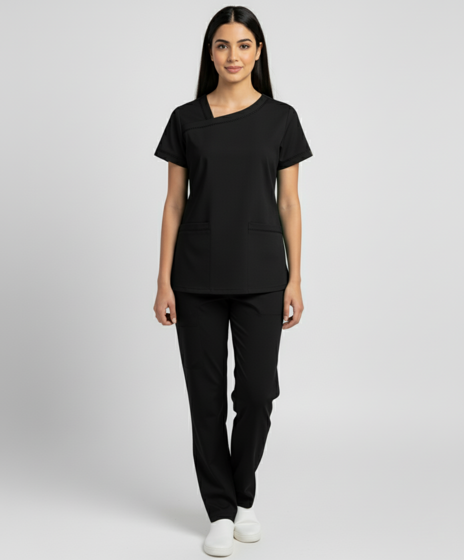 Women's 2-Pocket Ladder Lace Scrub – ModScrubs