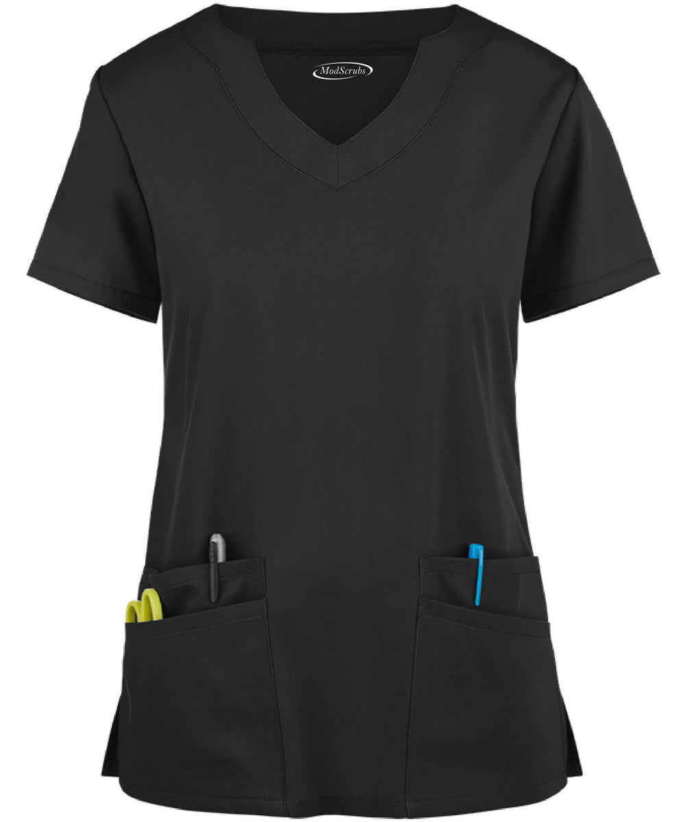 Women's 4-Pocket Scallop Neck Scrub – ModScrubs